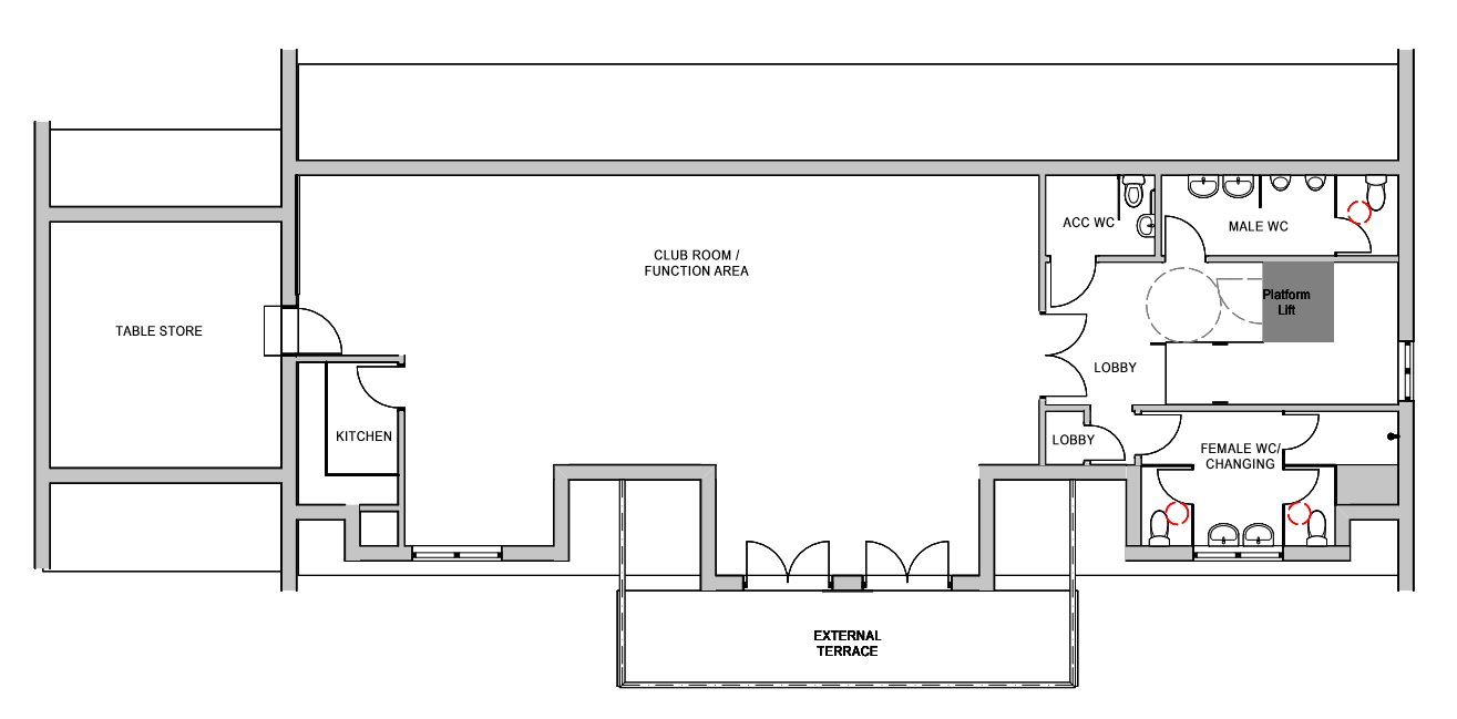 Sports Clubhouses Floor Plan 7 Club House Designs Ideas | Club House,